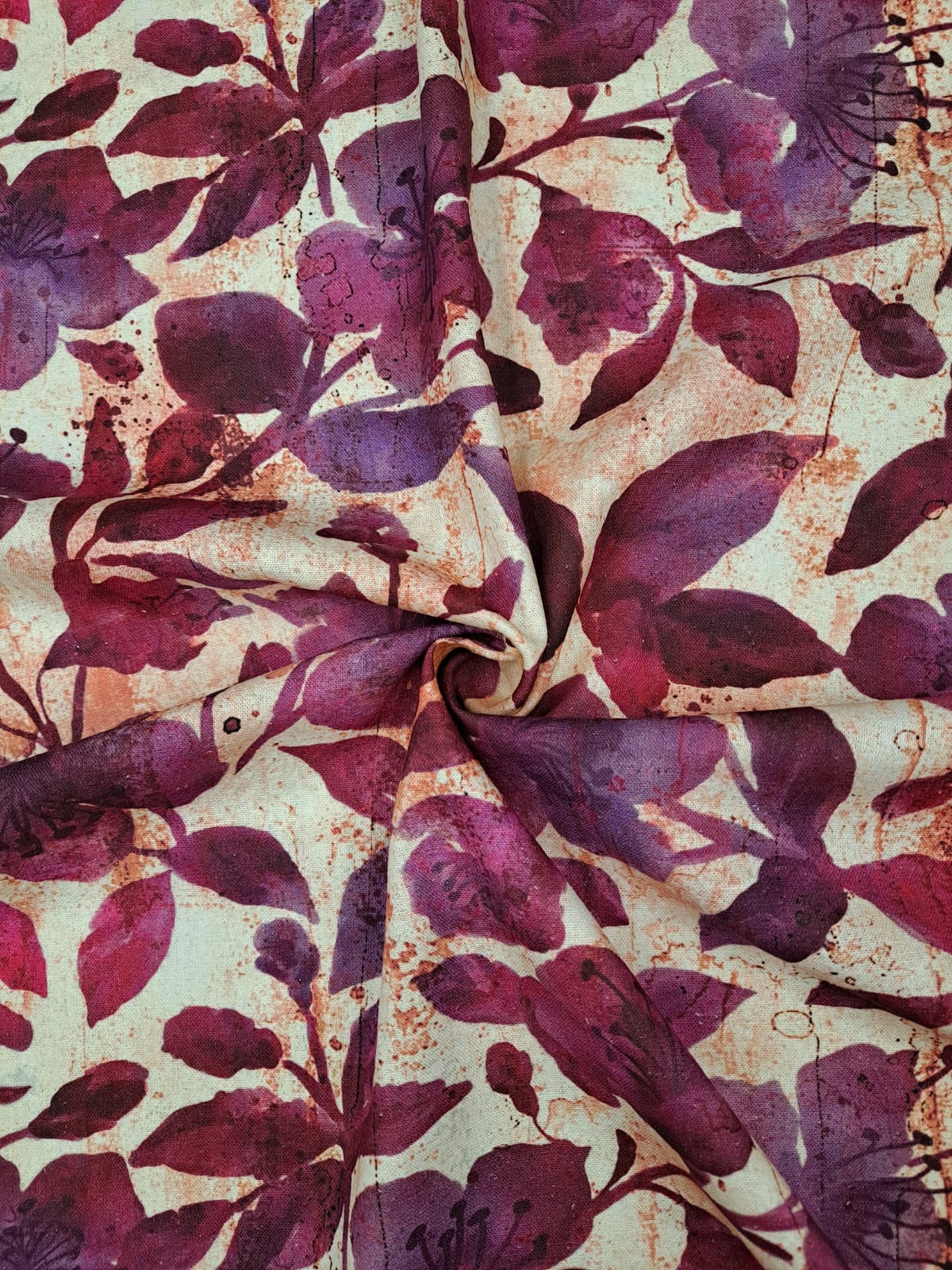 Floral Printed Linen Viscose by the metre- Online Fabrics Australia ...